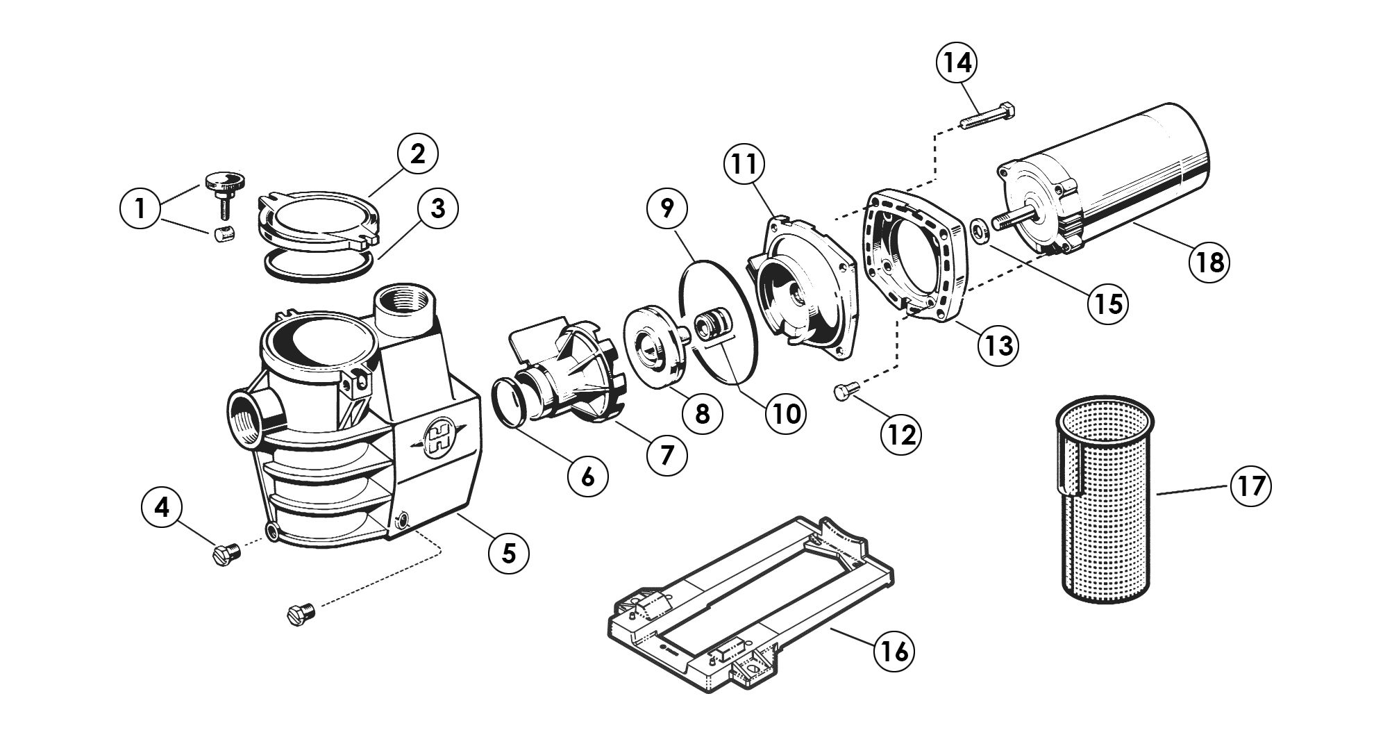 Max-Flo SP2800X Max-Rated parts at Doheny's