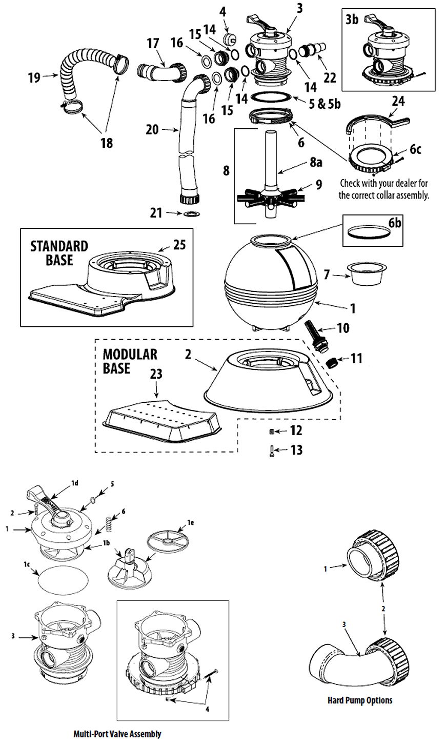 ClearWater Inground Filter parts at Doheny's | Doheny's Pool Supplies ...