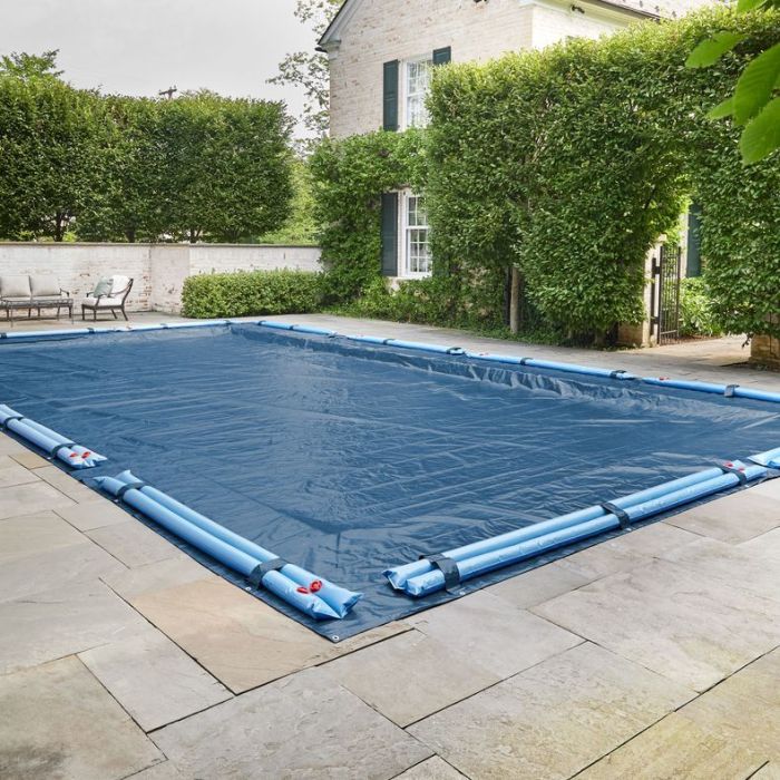 Solid Winter Cover for 20x40 ft Rectangular Pools, 10 Year Warranty ...
