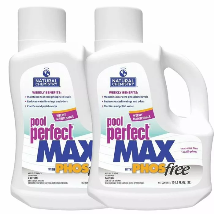 Natural Chemistry Pool Perfect MAX + PHOSfree, (2) 3 L - Doheny's Pool ...