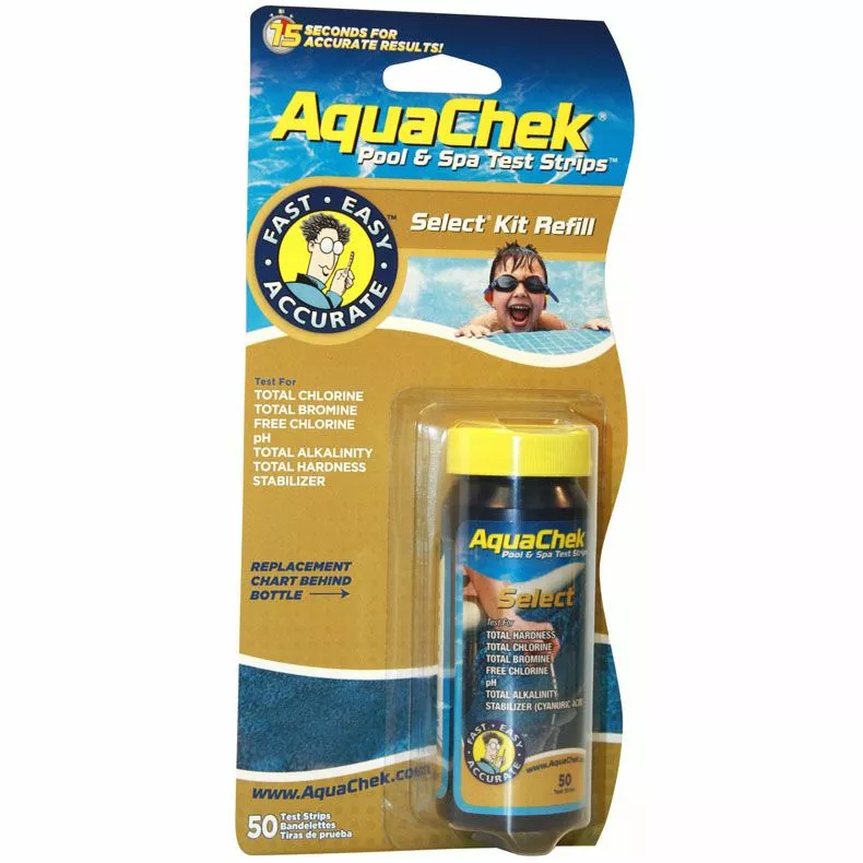 AquaChek Select Refill (50) for Free Chlorine, Total Chlorine, Total ...