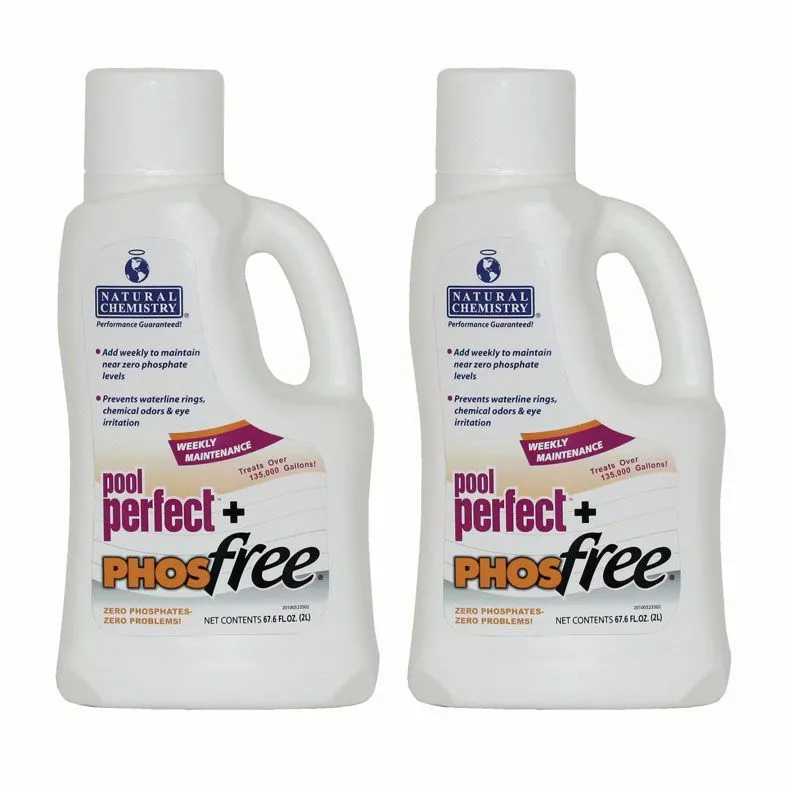 Natural Chemistry Pool Perfect + PHOSfree, (2) 2 Liter - Doheny's Pool ...