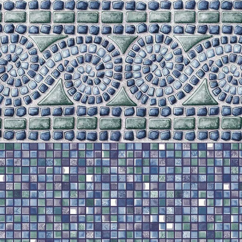 Swimline Beaded Pool Liner, 52 in Wall, 24 ft Round, 25 Gauge, Indigo ...