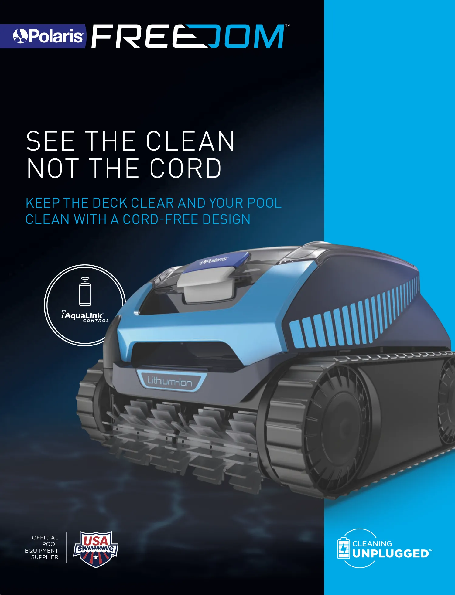 Polaris FREEDOM Inground Cordless Robotic Pool Cleaner Brochure | Shop ...