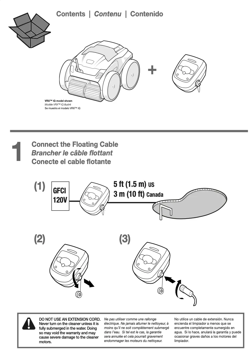 Polaris ALPHA iQ Inground Robotic Pool Cleaner Quick Start Guide | Shop ...