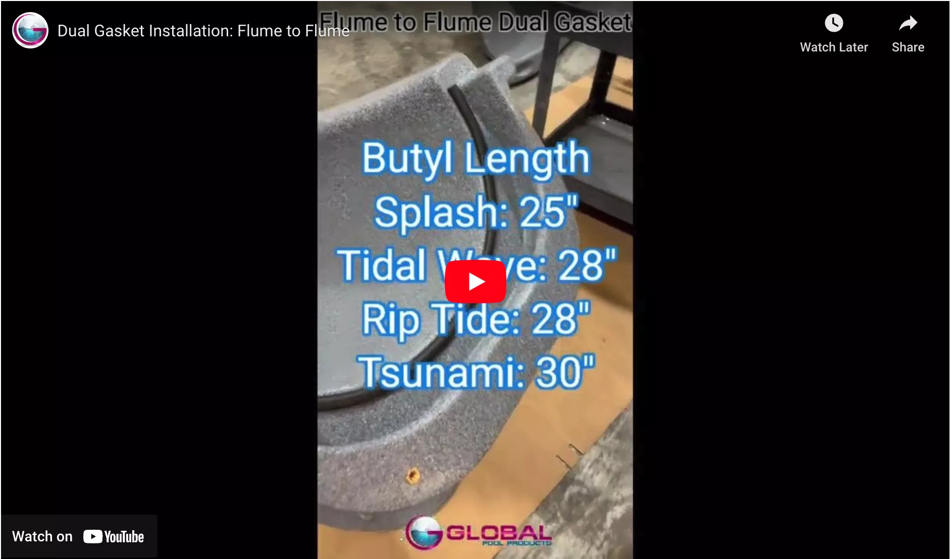 Global Pool Products Inground Pool Slide Flume Assembly | Shop Doheny's