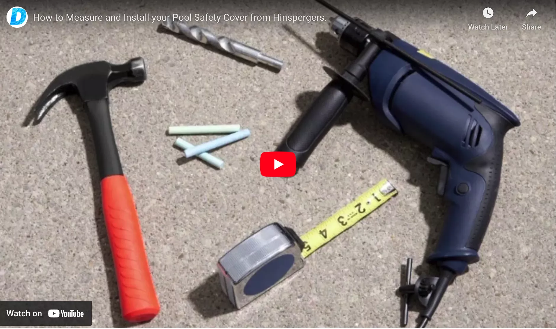 How to Measure and Install your Pool Safety Cover from Hinspergers ...